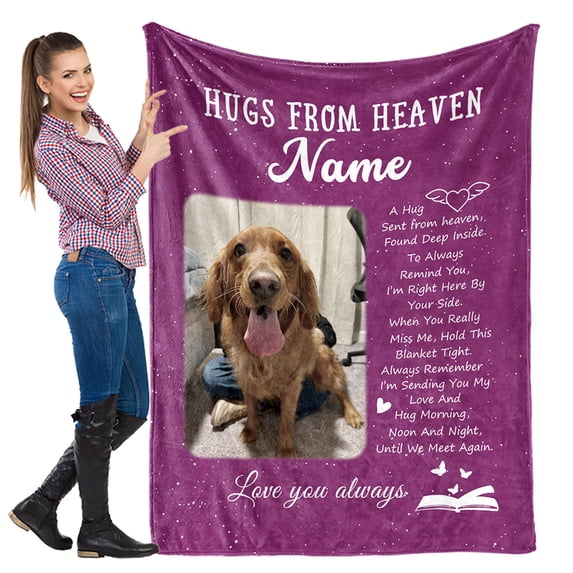 Custom Dog Blankets Made of 280Gsm, Personalized with Pet Photos ...