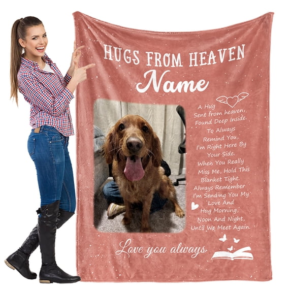Custom Dog Blankets Made of 280Gsm, Personalized with Pet Photos ...