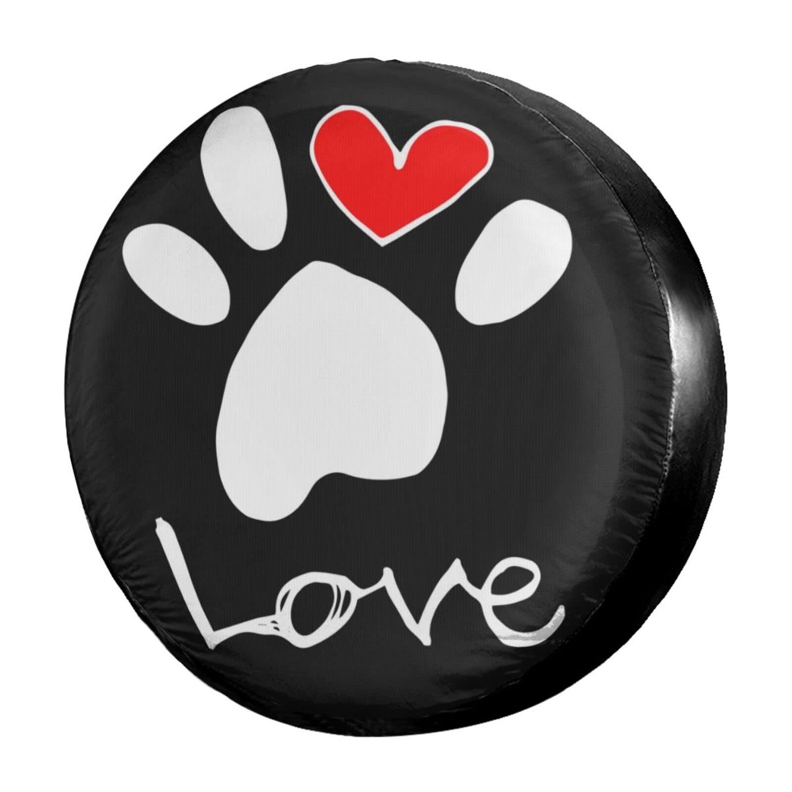 Custom Dog Paw Print Spare Tire Cover for Prado Pajero Animal 4WD 4x4 ...