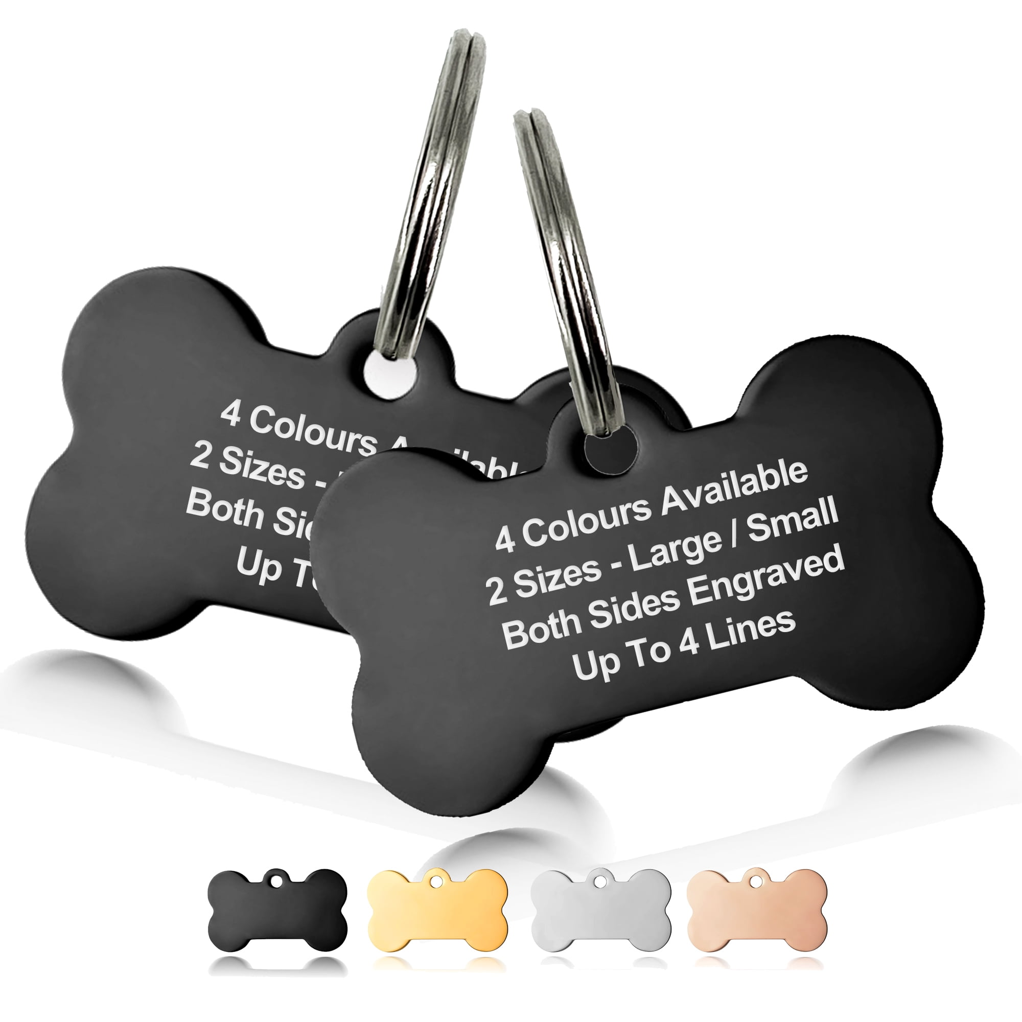 Custom Dog Tag, Personalized Stainless Steel Pet ID Collar Tags, Custom ...