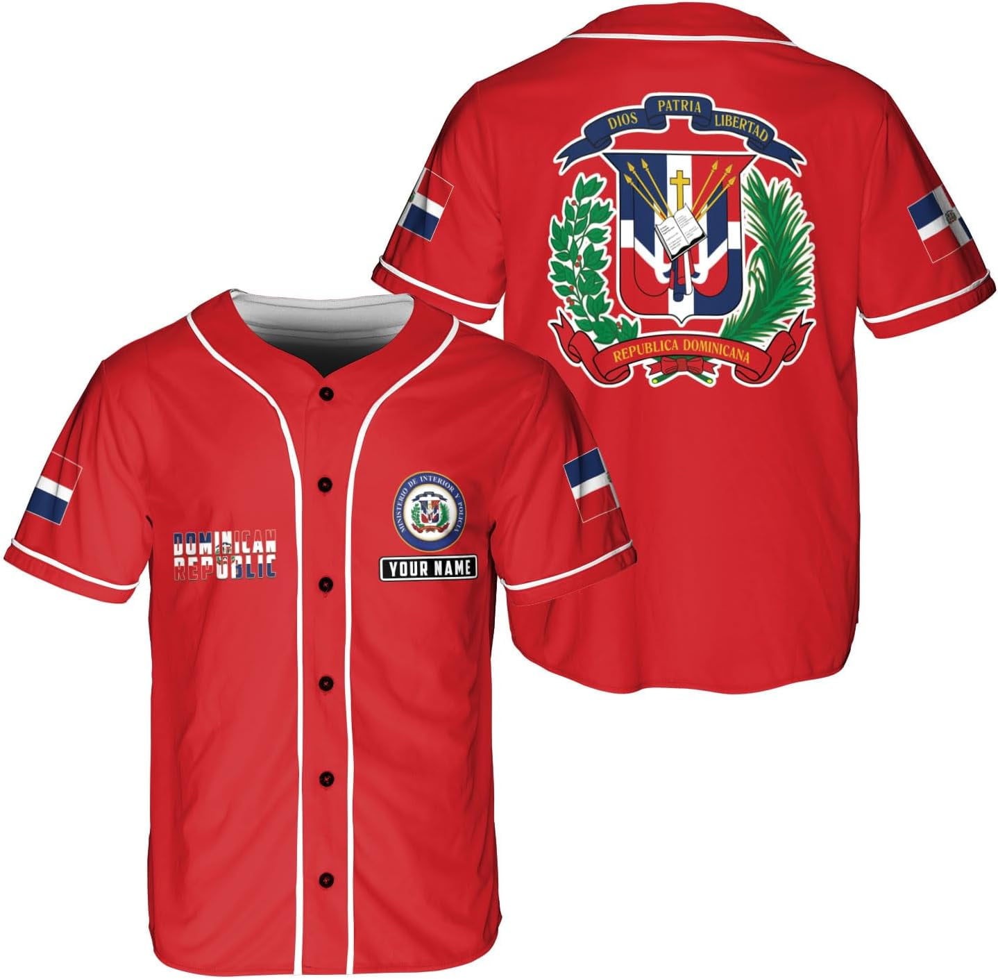 Custom Dominican Jersey for Men Dominican Baseball Jersey Dominican ...