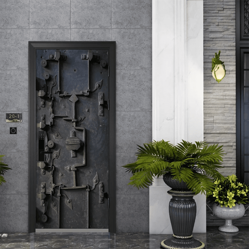 Custom Door Stickers Wallpaper Personalized Door Sticker Mural PVC Door ...