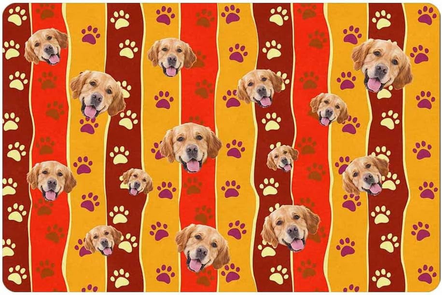 Custom Door mat Dog Welcome Mat with Face Dog House Mat Decorative Rugs ...