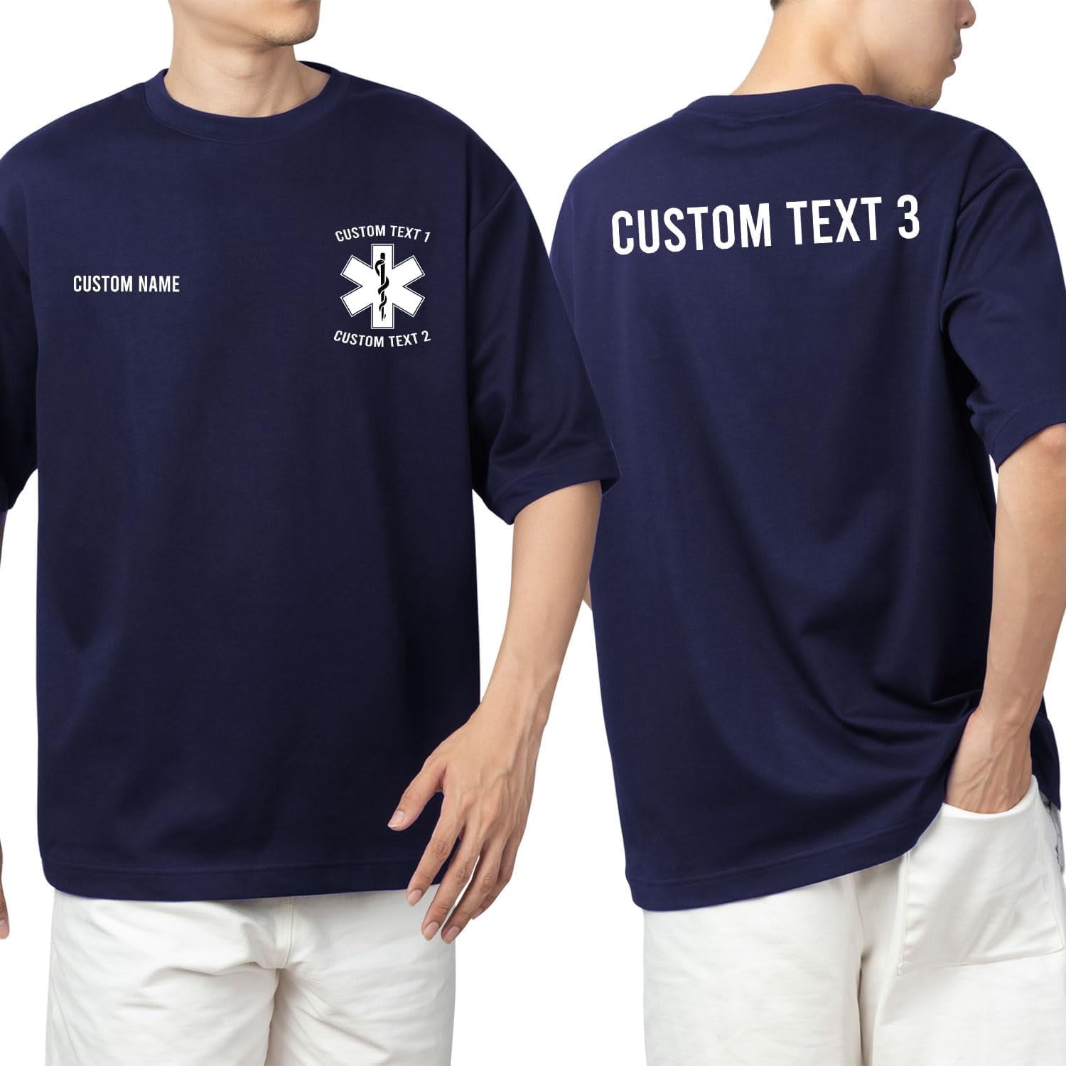 Custom EMT EMS Embroidered Sweatshirt Hoodie Personalized Paramedic ...