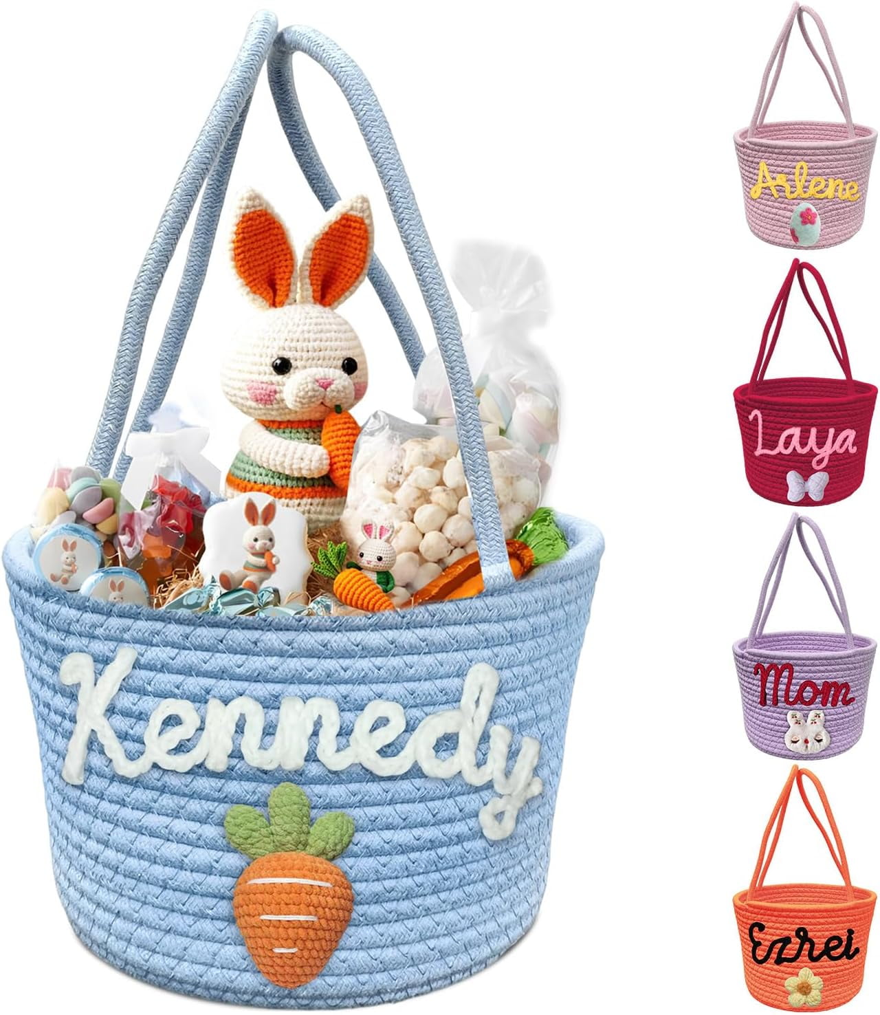 Custom Easter Baskets Personalized Easter Basket Custom Easter Basket ...