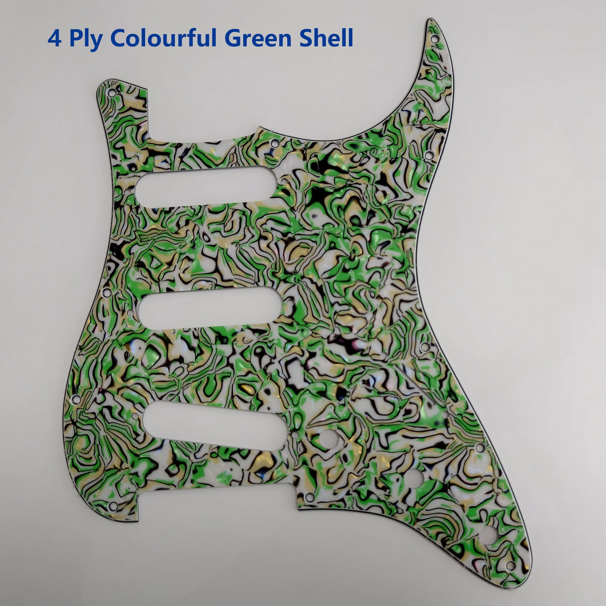 Custom Electric Guitar Pickguard For FD US 11 Screw Hole SSS Scratch ...