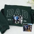 Custom Embroidered Dad Portrait Sweatshirt, Personalized Family ...