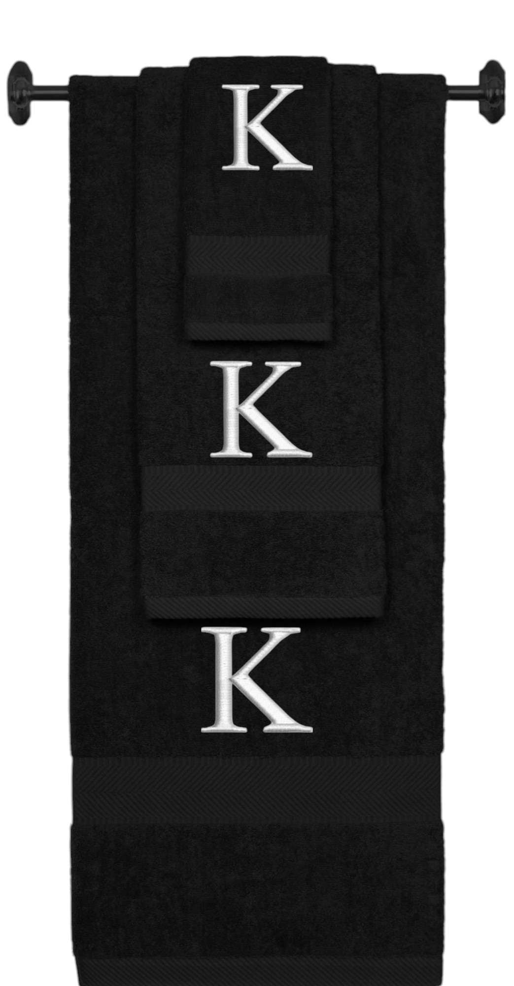 Custom Embroidered Terry Cotton Ring Spun Bath Towel, Hand Towel And ...