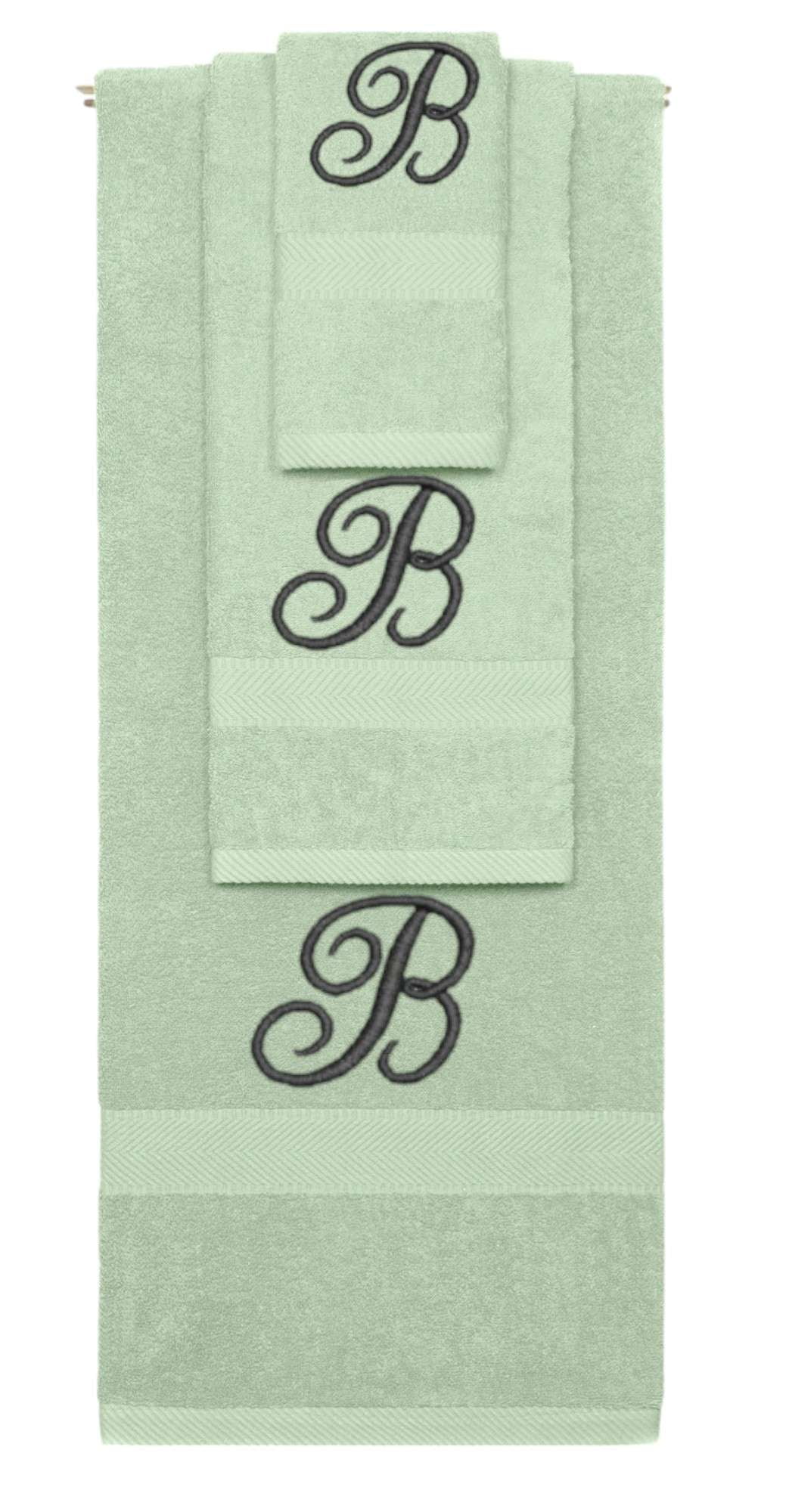 Custom Embroidered Terry Cotton Ring Spun Bath Towel, Hand Towel And ...
