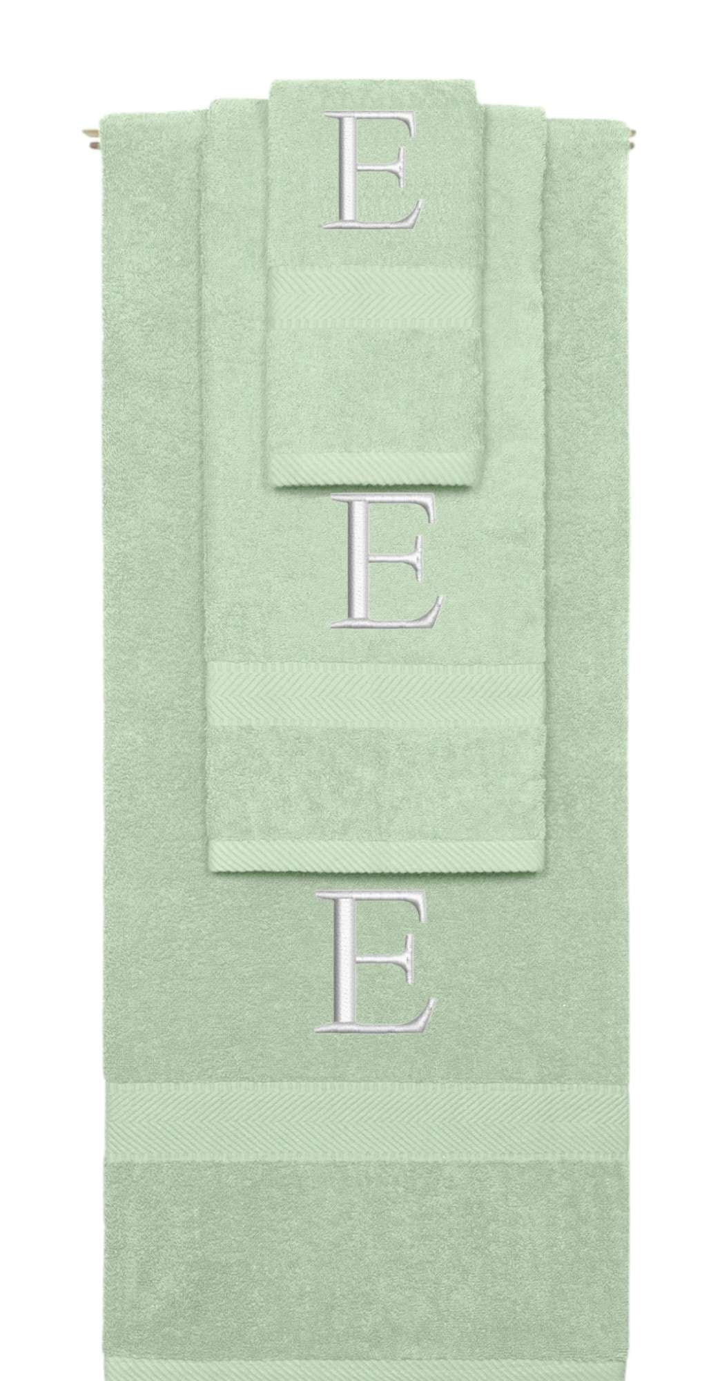 Custom Embroidered Terry Cotton Ring Spun Bath Towel, Hand Towel And ...