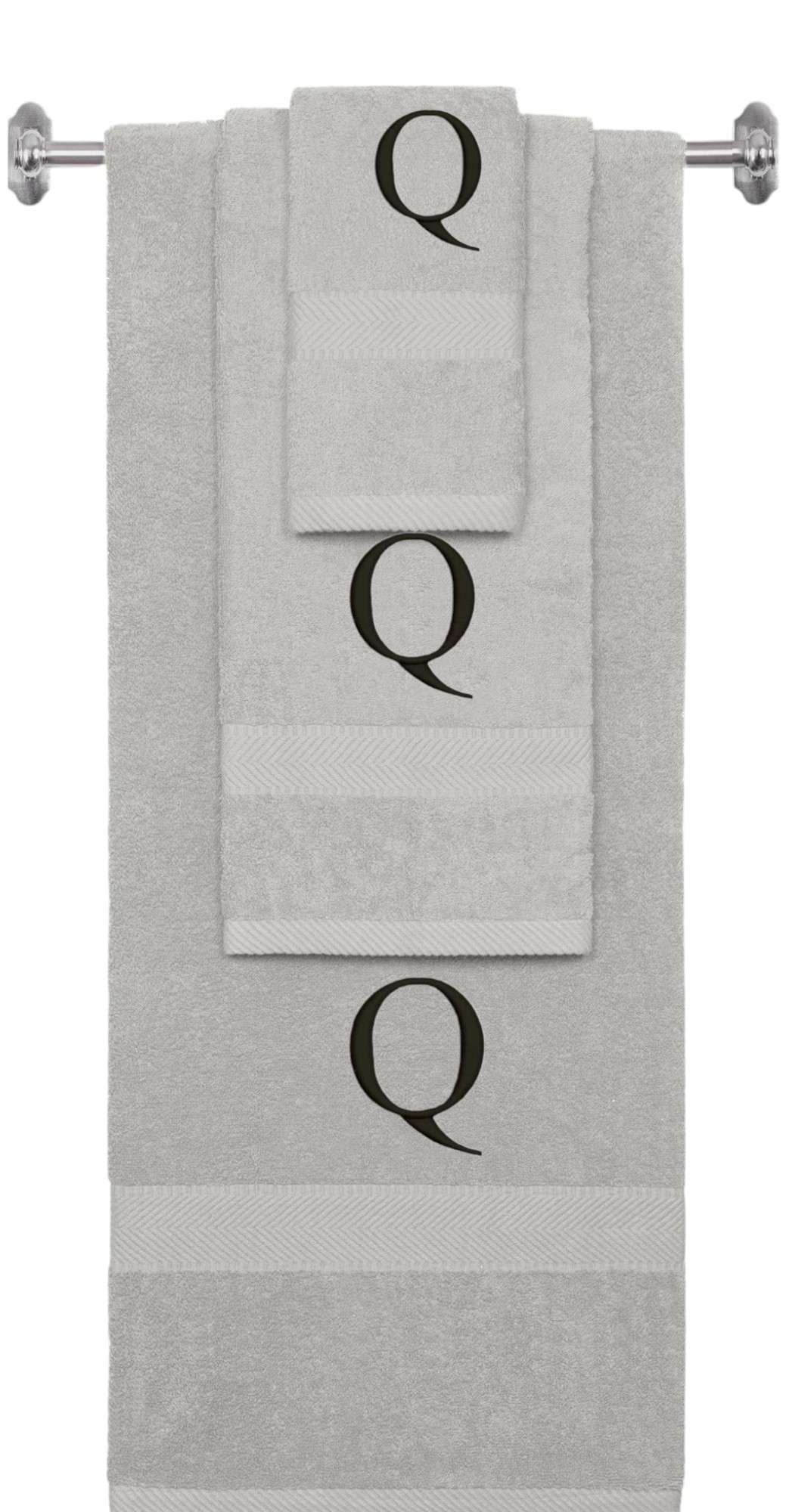 Custom Embroidered Terry Cotton Ring Spun Bath Towel, Hand Towel And ...