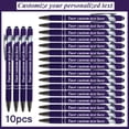 Custom Engraved 10pcs Round Ballpoint Pens - Smooth Writing ...