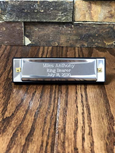 Custom Engraved Personalized Stainless Steel Playing Harmonica ...
