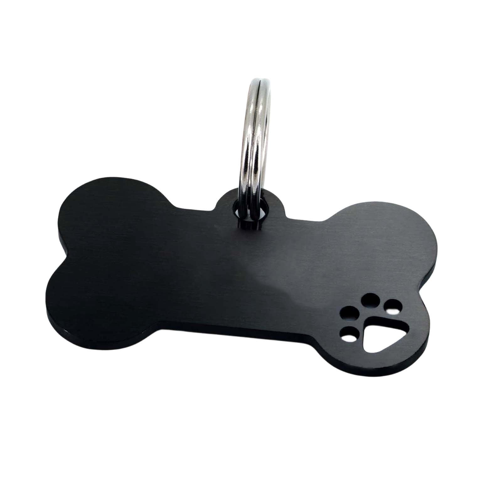 Custom Engraved Stainless Steel Pet Id Tag, Personalized Name Tag For ...