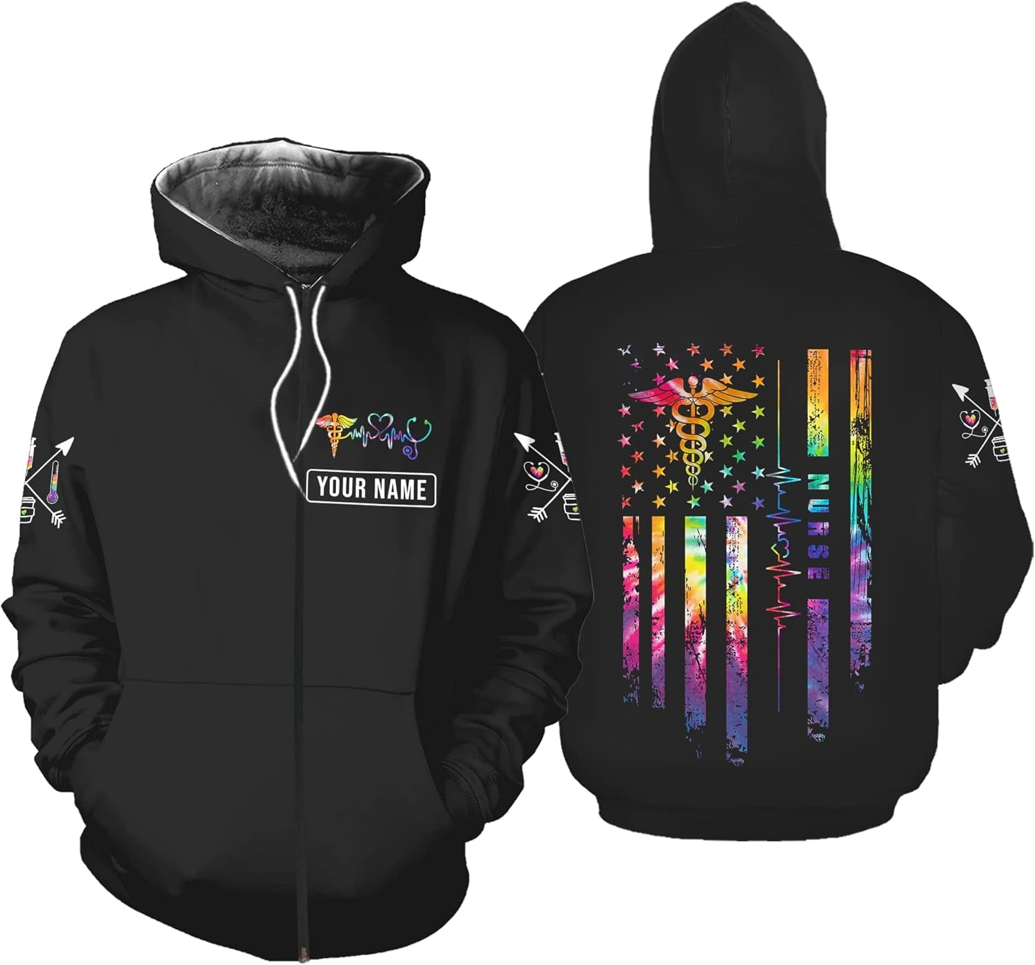 Custom Er Nurse Shirts for Women Future Nurse Shirt 3D Nursing Shirts ...