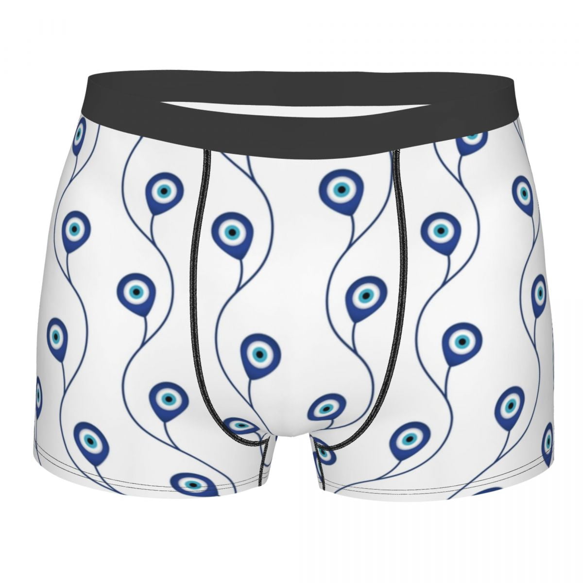 Custom Evil Eye Underwear Men Breathable All Seeing Eye Art Boxer ...