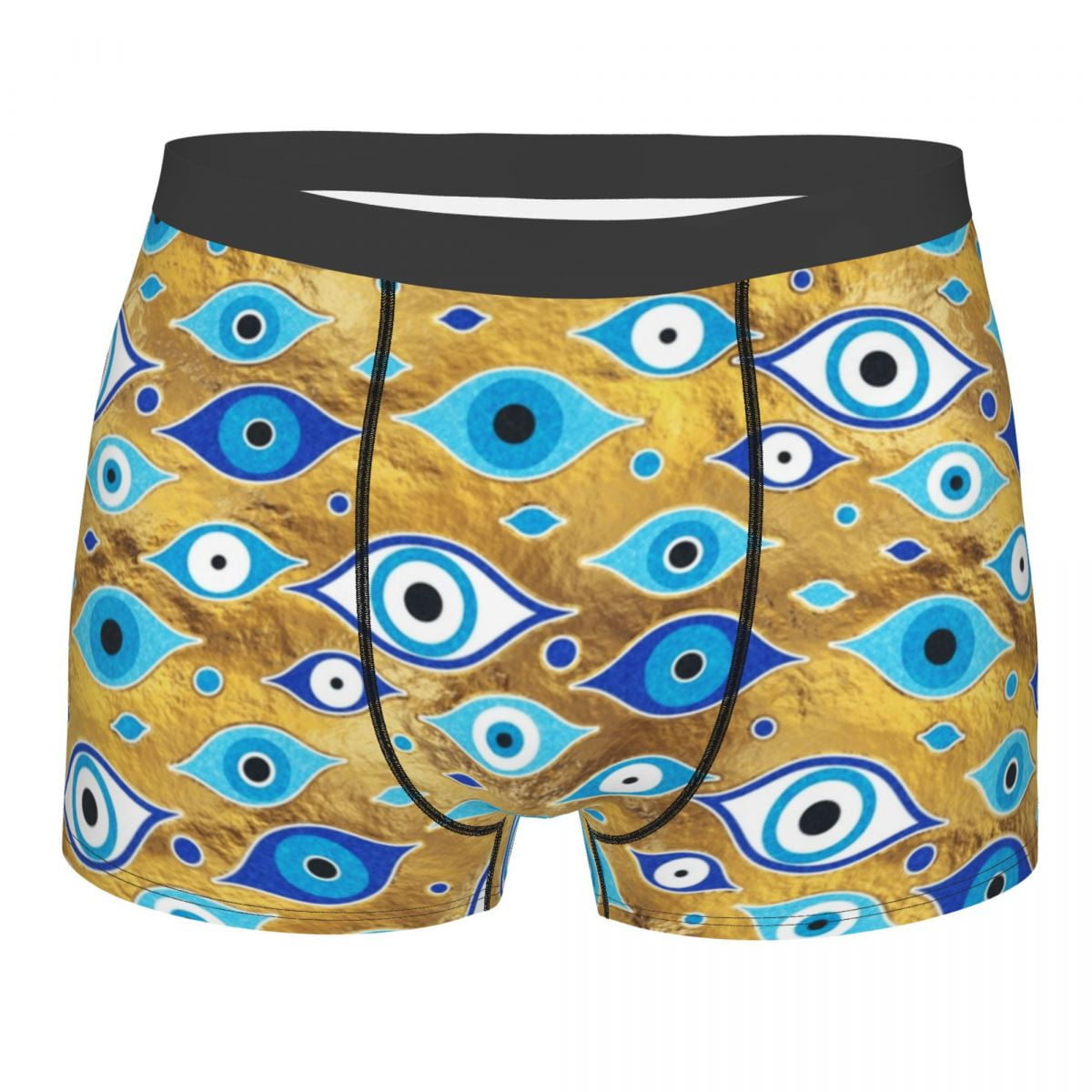 Custom Evil Eye Underwear Men Breathable All Seeing Eye Art Boxer ...
