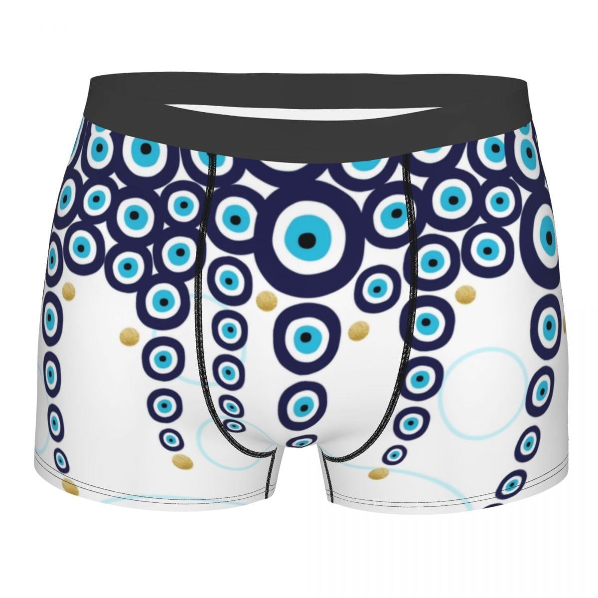 Custom Evil Eye Underwear Men Breathable All Seeing Eye Art Boxer ...