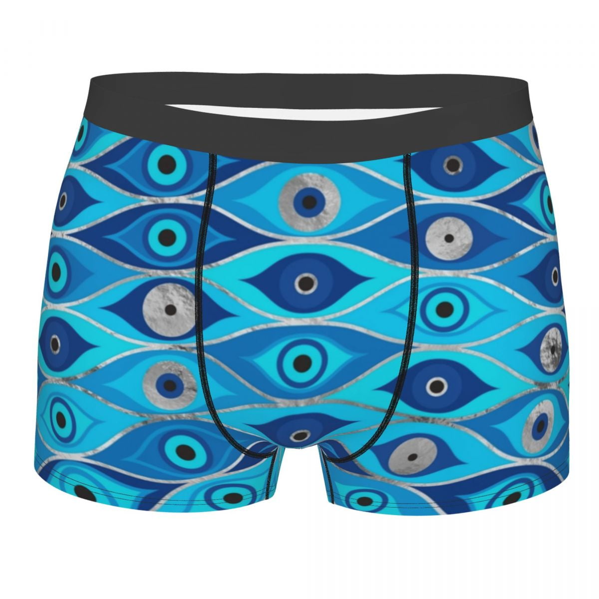Custom Evil Eyes Symbols Underwear Men Stretch Mediterranean Culture ...