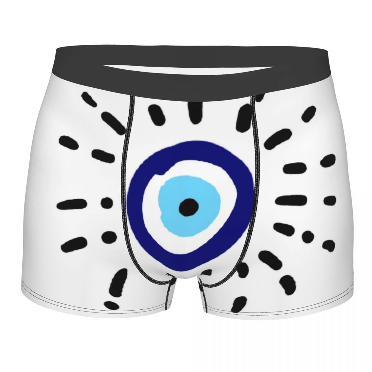 Custom Evil Eyes Symbols Underwear Men Stretch Mediterranean Culture ...
