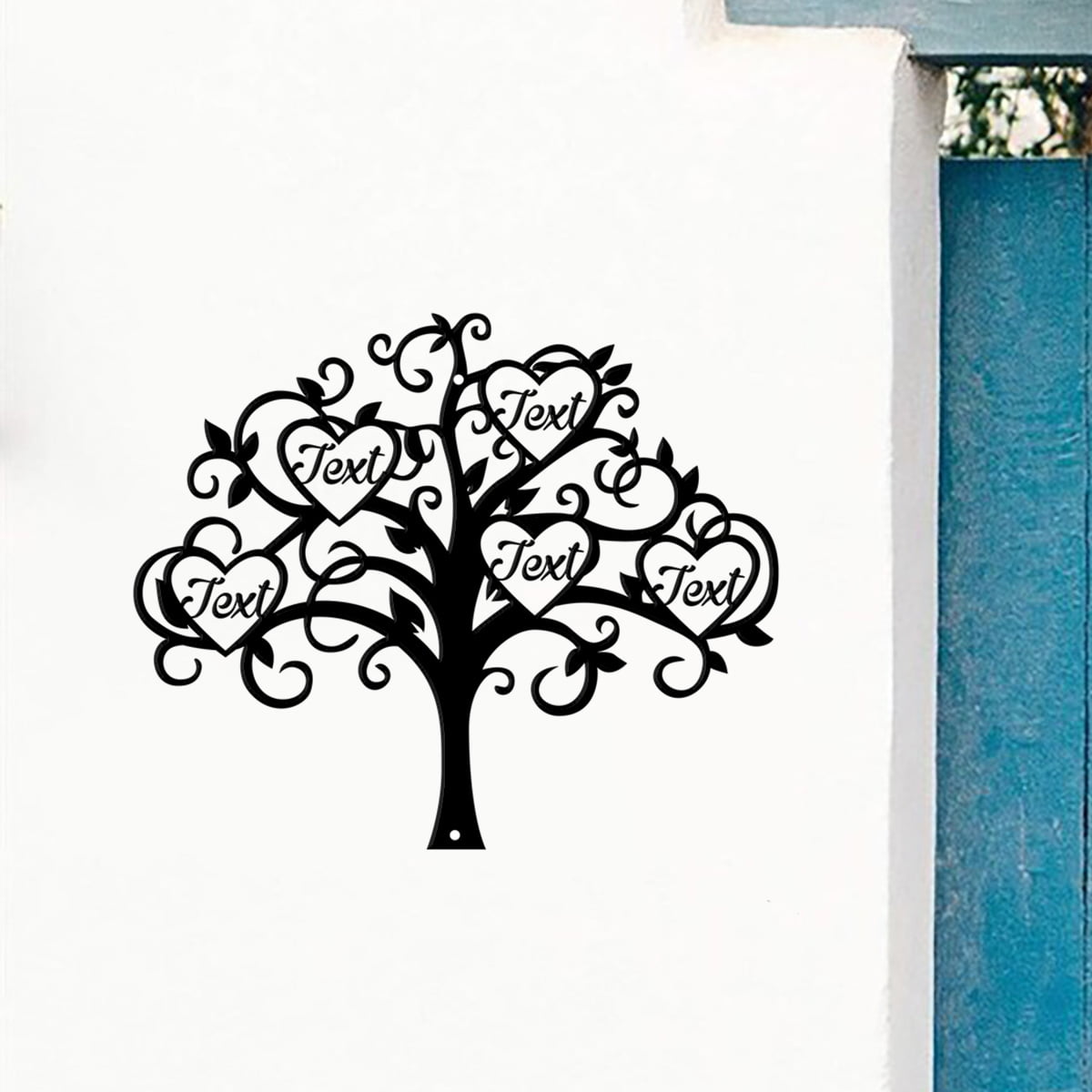 Custom FAMILY TREE Metal Wall Art, Customize family sign, Personalized ...