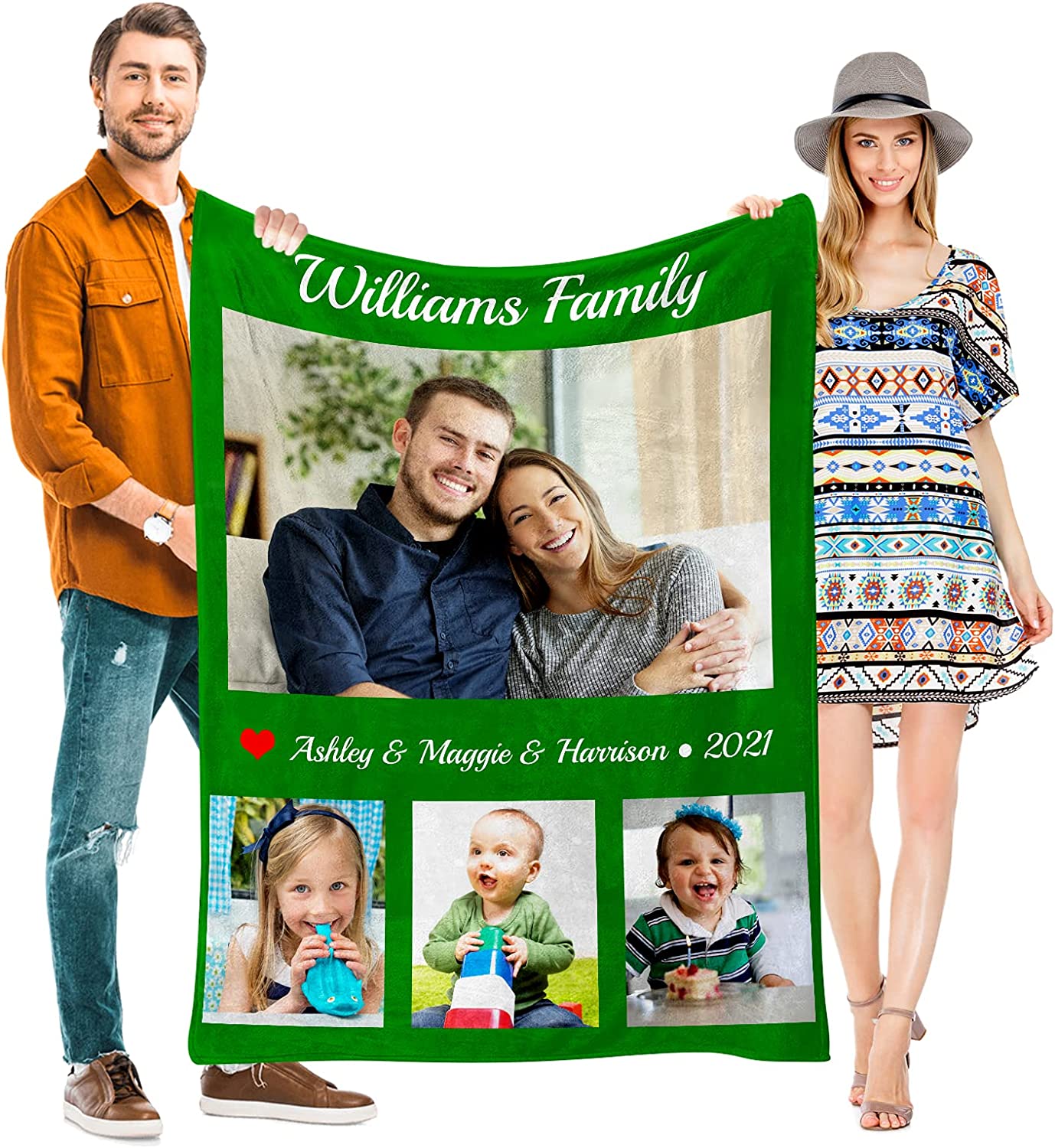 Custom Face Blanket Personalized Throw Blankets with Photo Picture ...