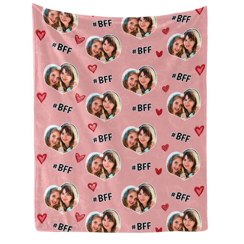 Custom Face Blanket with Photos Personalized Faces Blanket with Picture ...