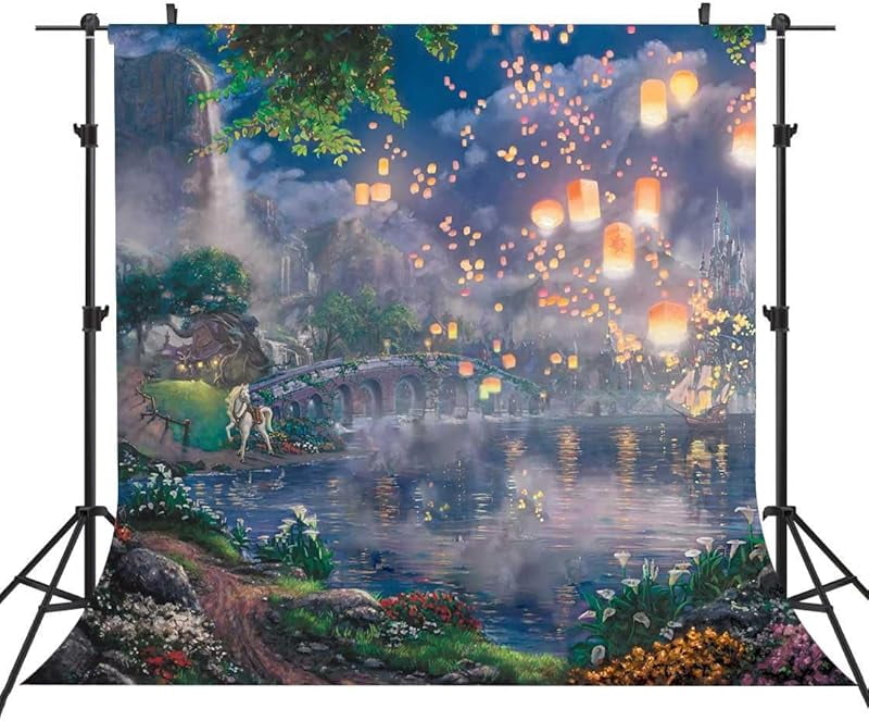 Custom Fairy Tale Prince Beauty Backdrop 9x6ft Palace Castle Garden ...
