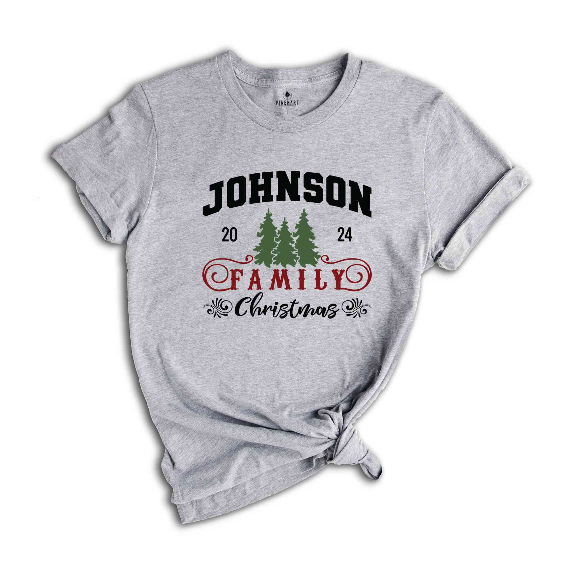 Custom Family Christmas Shirt, Matching Family Christmas Shirt ...