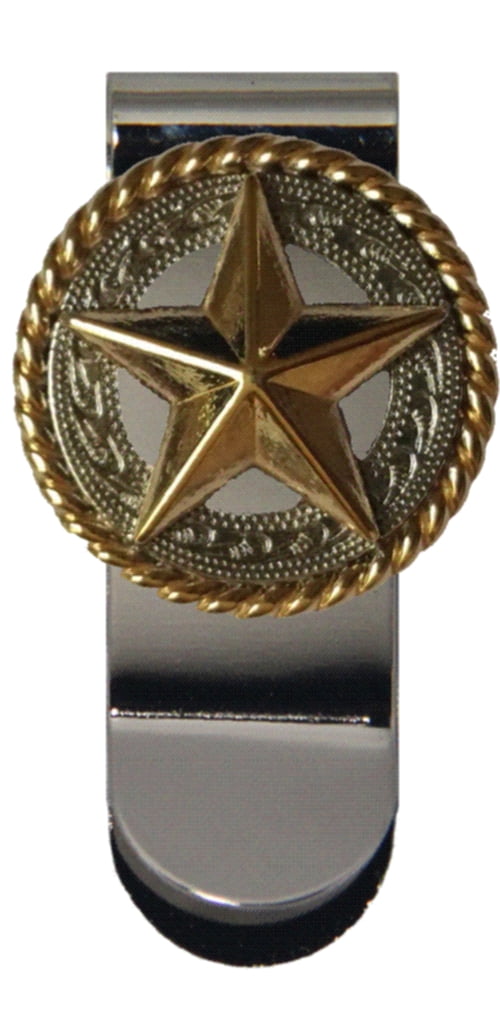Custom Fancy Gold Star Money Clip - Walmart.com