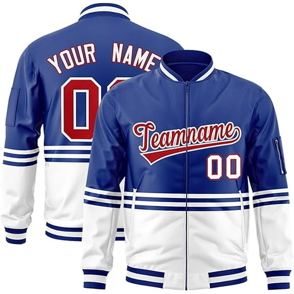 Custom Fashion Varsity Bomber Jackets Lightweight Windbreaker Jacket ...