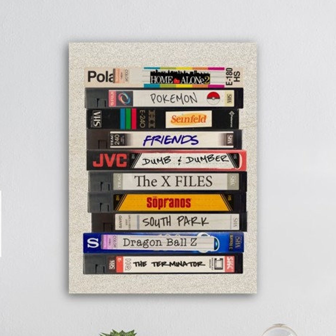 Custom Film Print List Of Favourite Tv Shows And Movies , Movie Lover ...