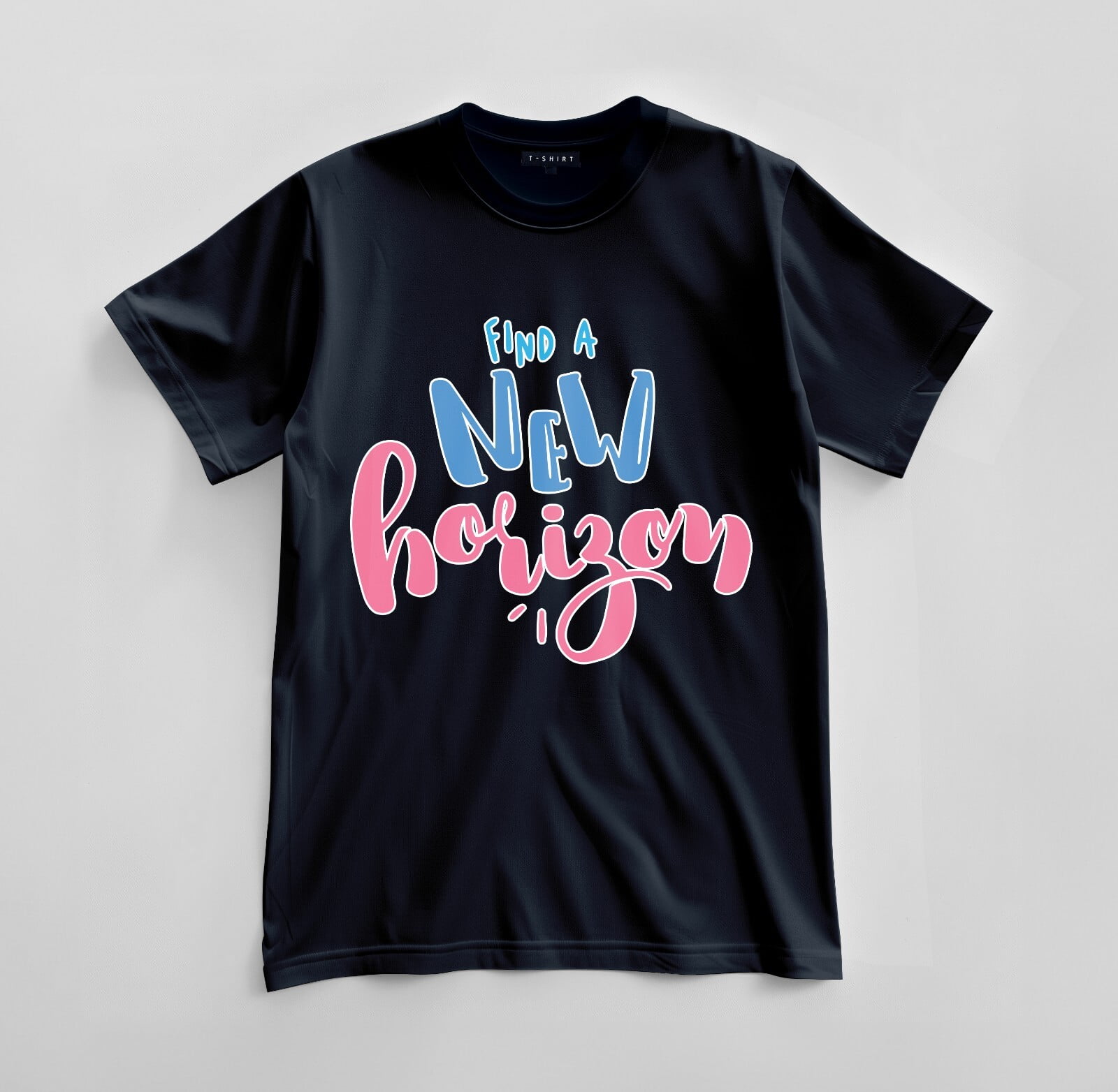 Custom Find a New Horizon Graphic T-shirt Design Unisex Jersey Short ...