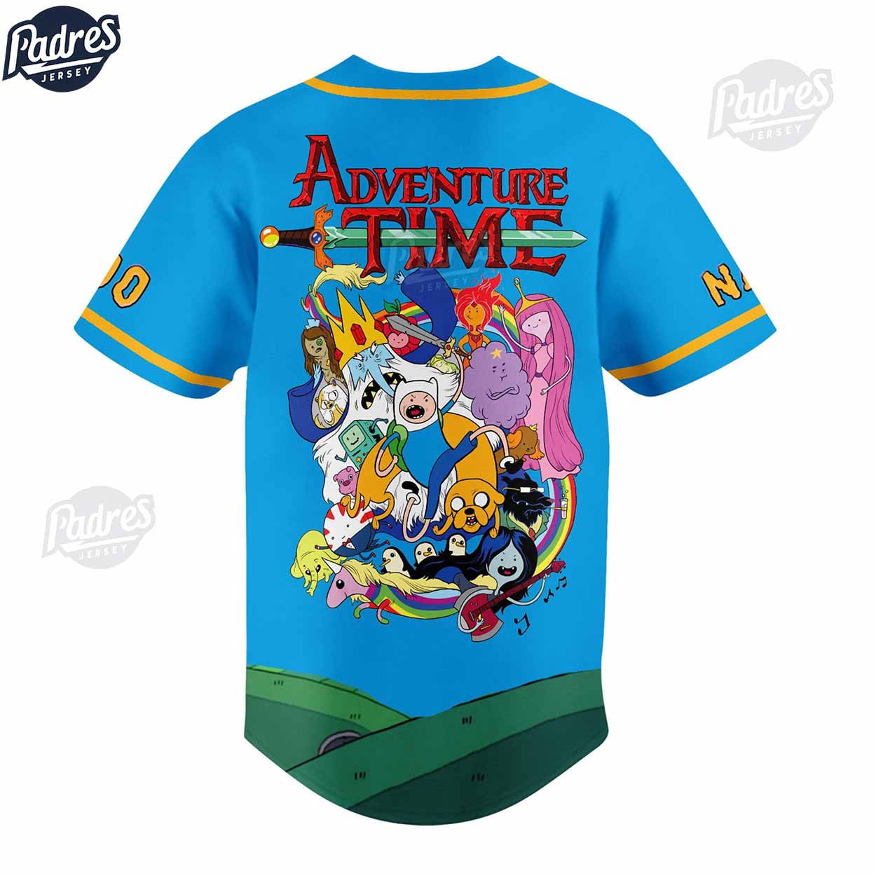 Custom Finn And Jack Adventure Time Baseball Jersey Style - Walmart.com