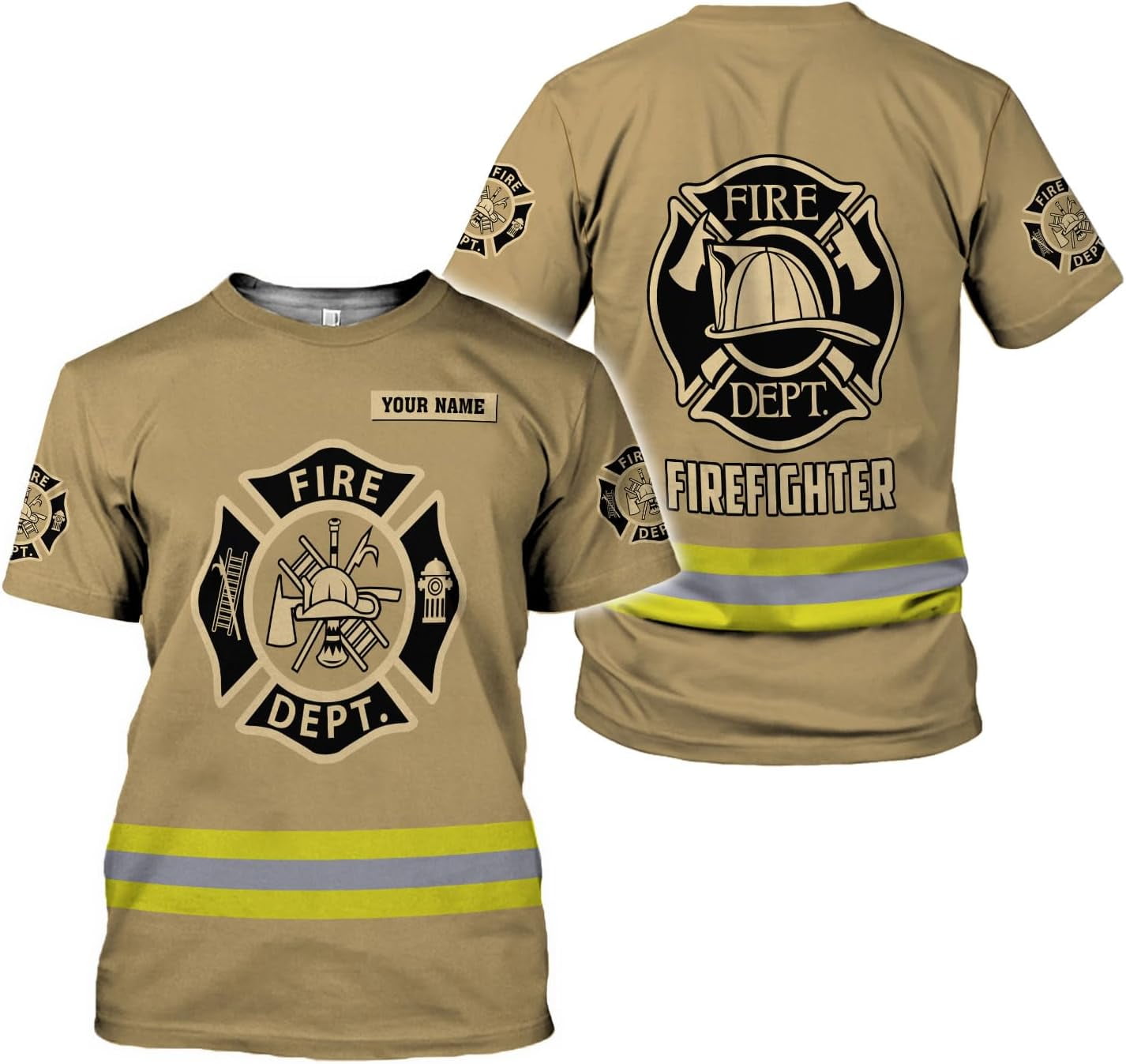 Custom Fire Department Shirts Fire Rescue Shirts for Men Fire ...