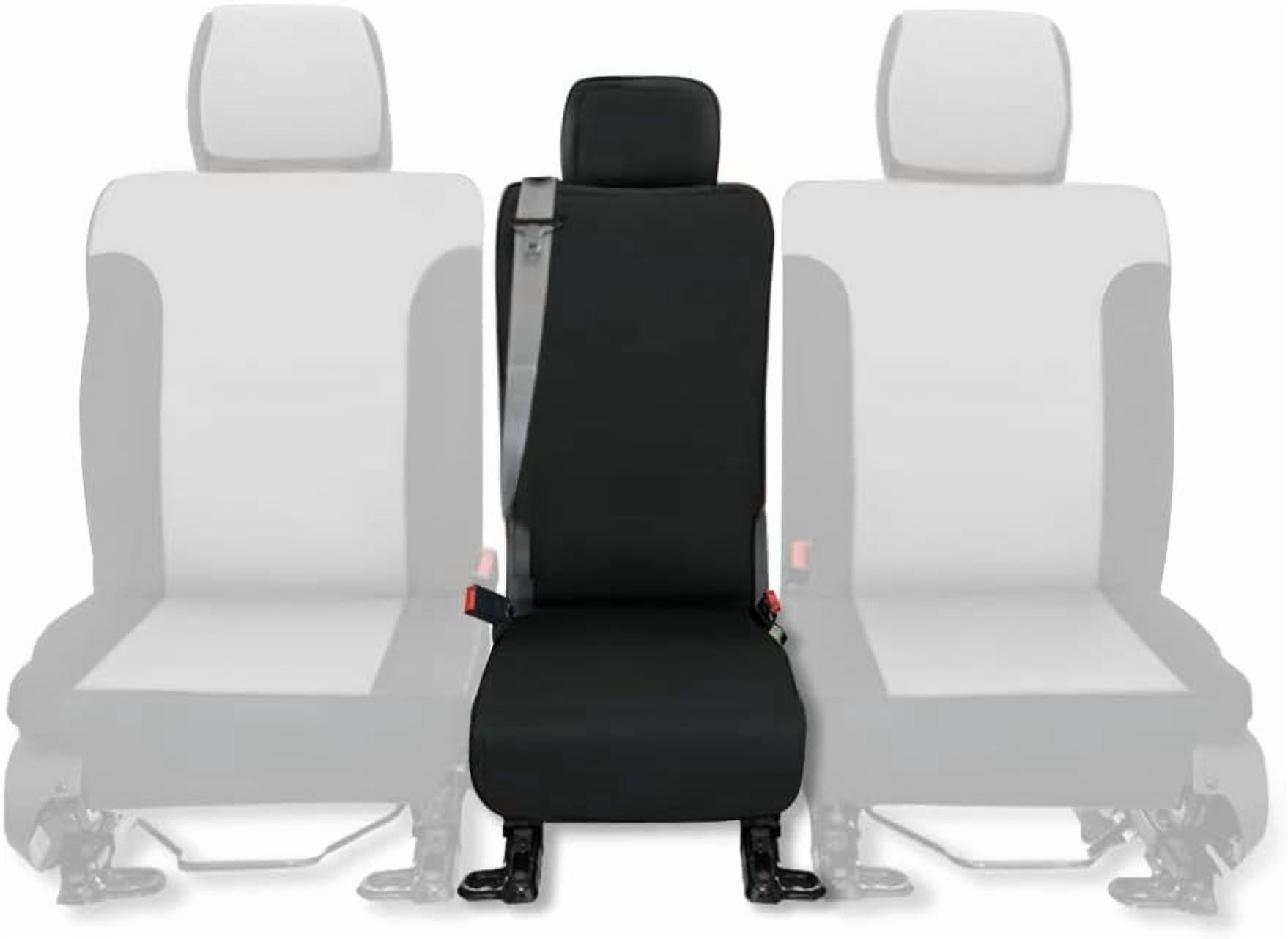 Custom Fit 2009-2014 F150 F250 F350 Pickup Black Neoprene Front Center ...