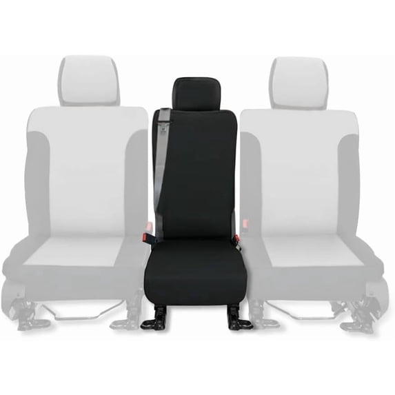 Custom Fit 2009-2014 F150 F250 F350 Pickup Black Neoprene Front Center ...