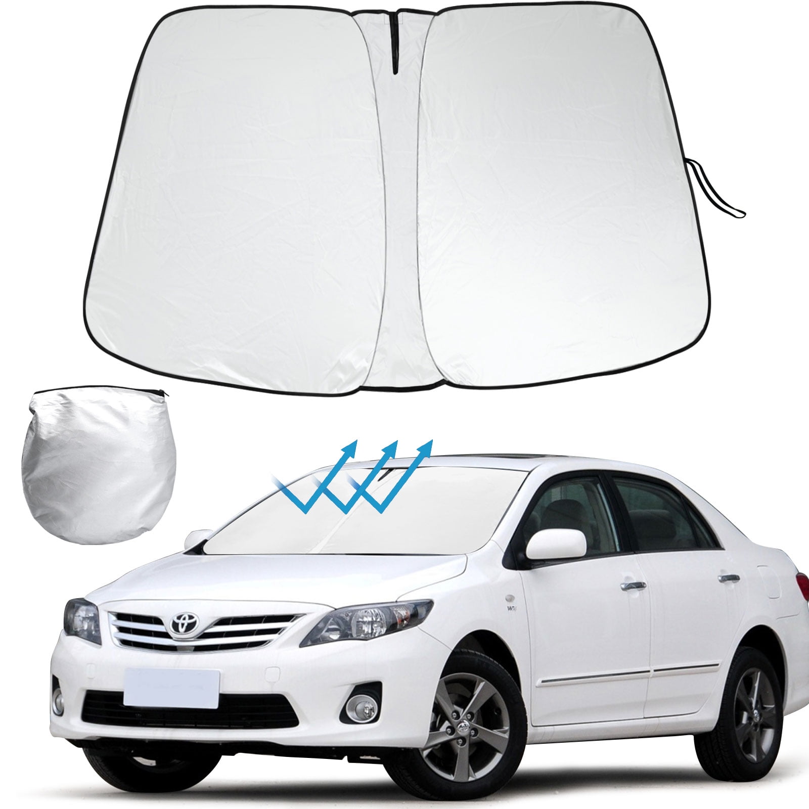 Custom Fit For 2019-2023 Toyota Corolla Front Windshield Sun Shade ...