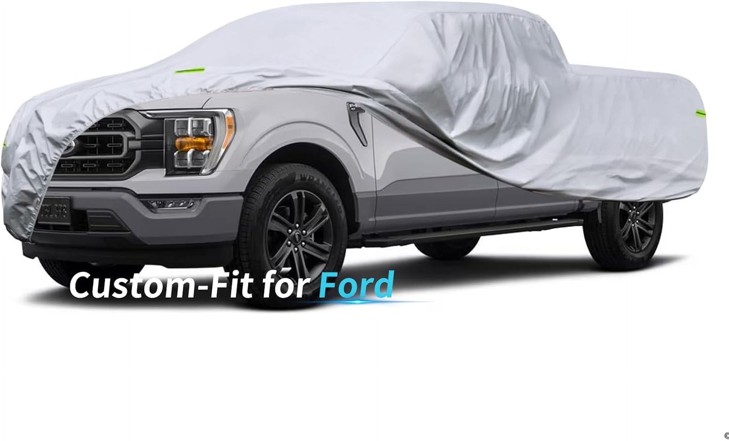 Custom-Fit for Ford Car Cover, 7 Layers Car Cover Waterproof All ...