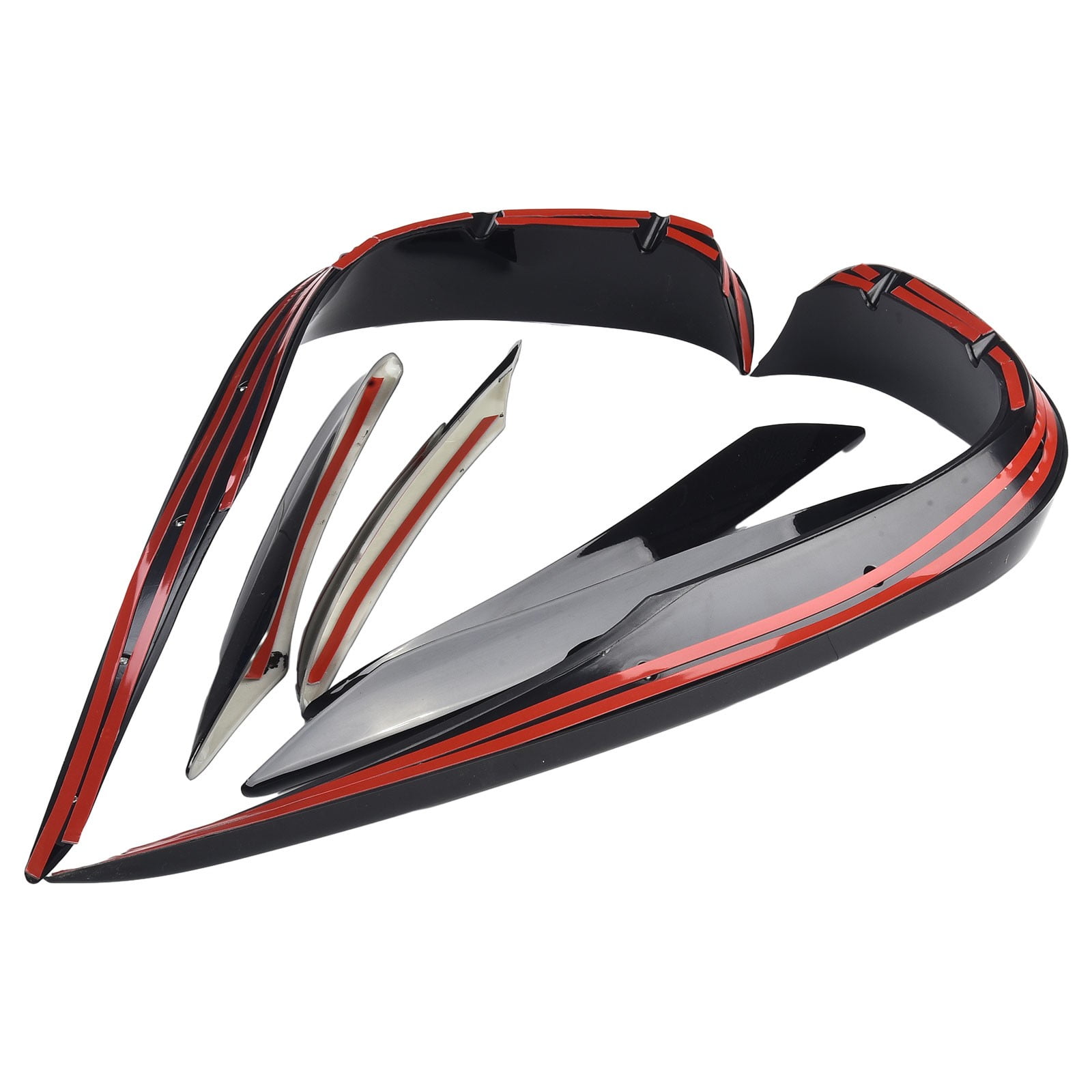 Custom Fit Front Bumper Lip Splitter and Fog Light Trim for Mercedes ...