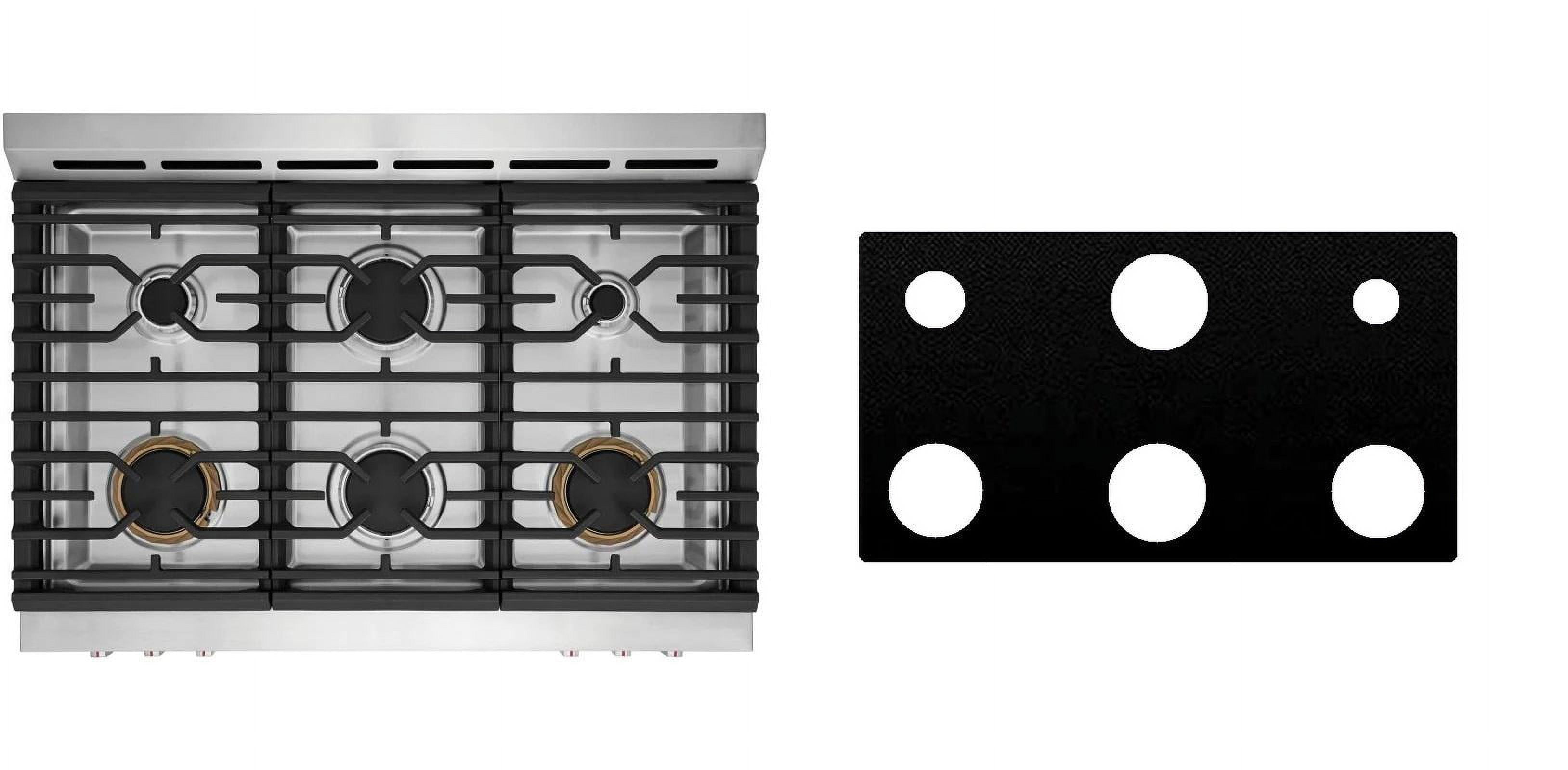 Custom Fit Reusable Burner Liner for Frigidaire Gas Range Stove Protect ...