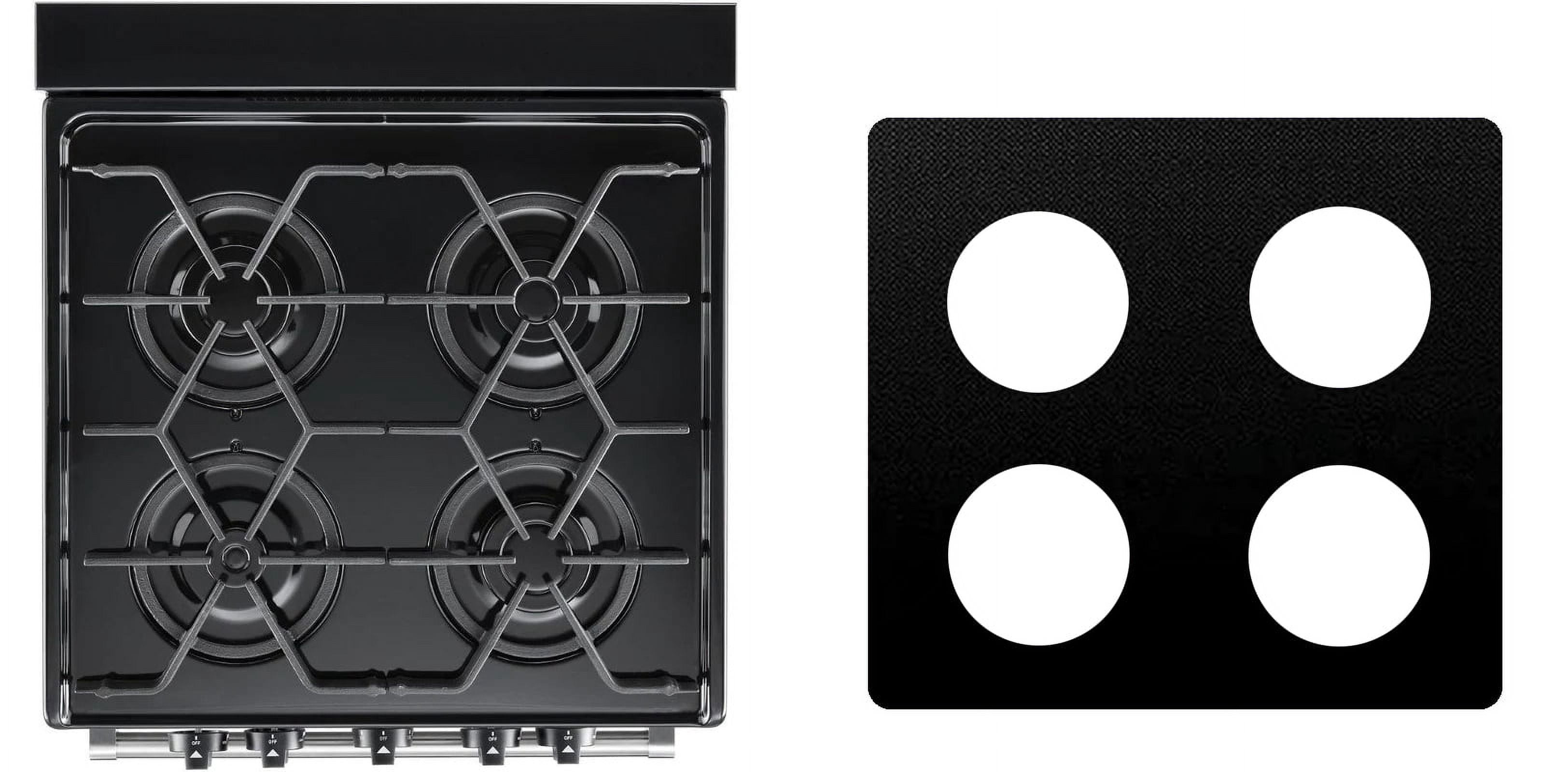 Custom Fit Reusable Burner Liner for Whirlpool Gas Range Stove Protect ...