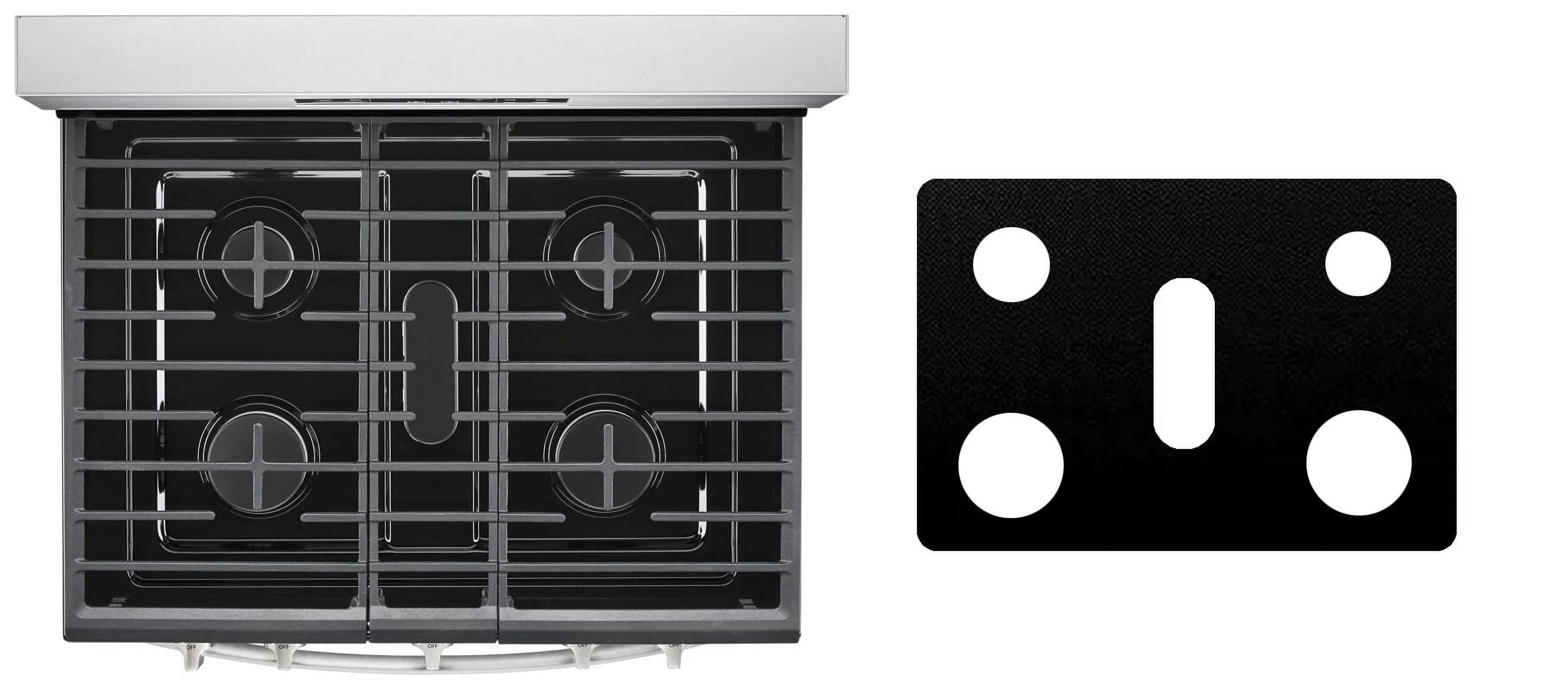 Custom Fit Reusable Burner Liner for Whirlpool Gas Range Stove Protect ...