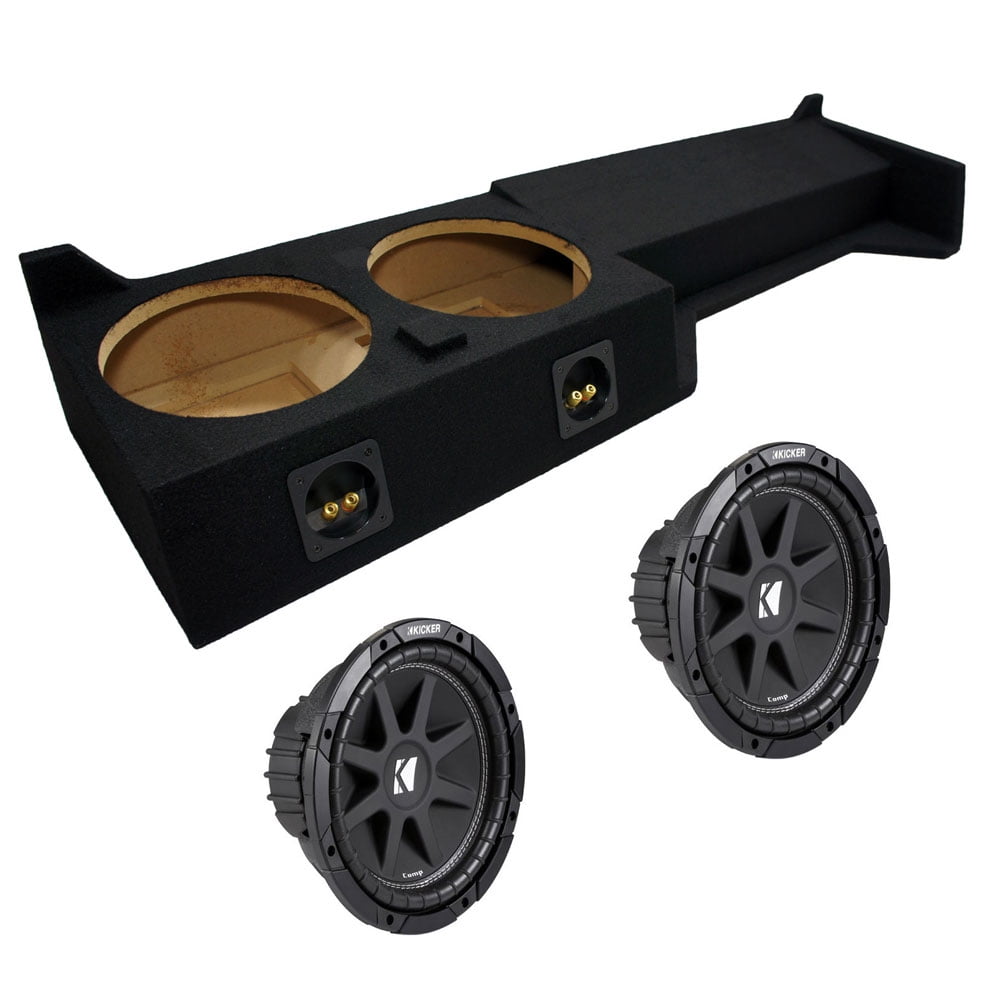 Custom Fits Nissan Frontier 05-12 Crew Cab Truck Dual 10" Kicker C10 Sub Box New - Walmart.com