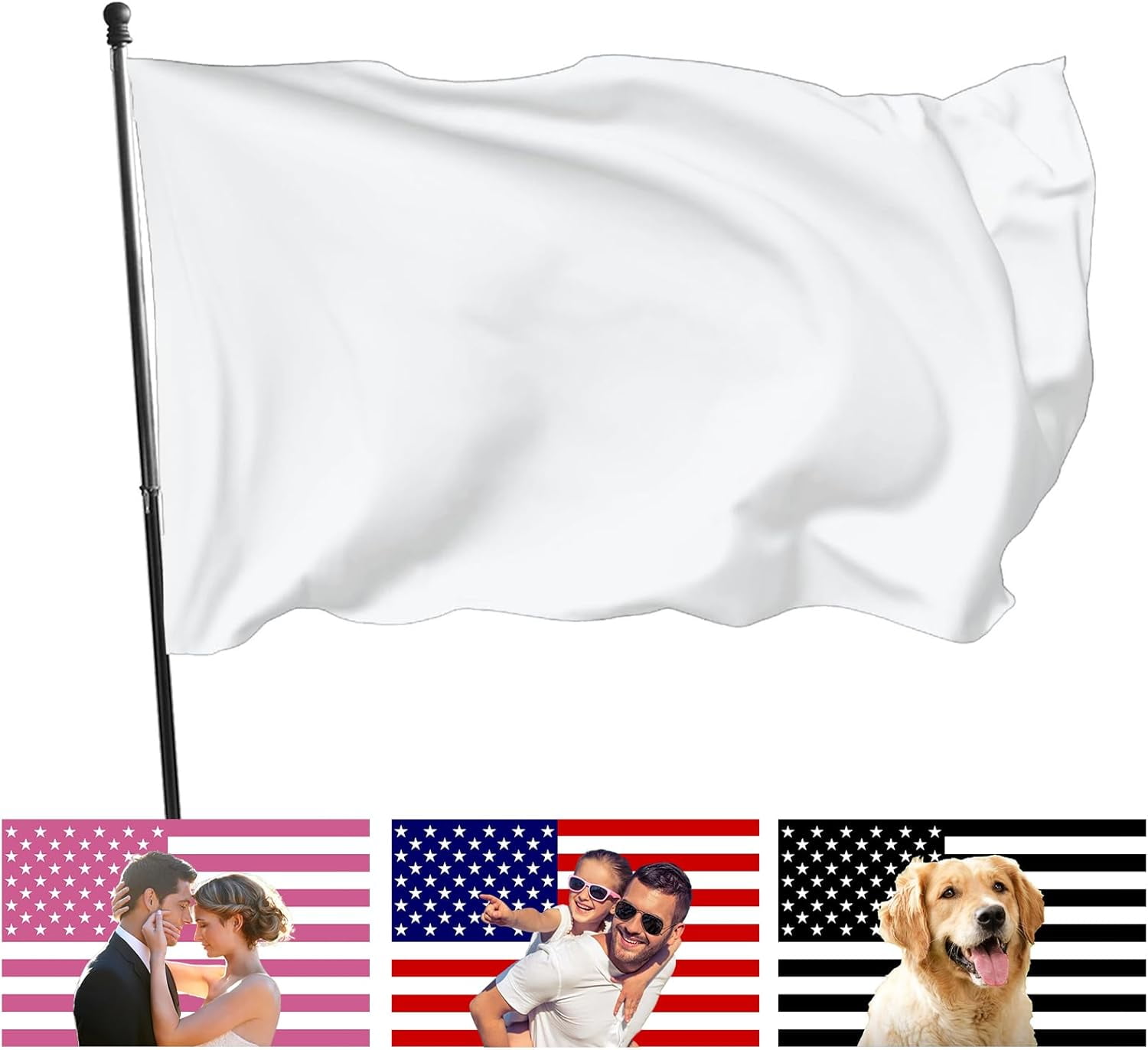 Custom Flag 3x5 FT Design Your Own Logo/Image/Text Double Sided ...