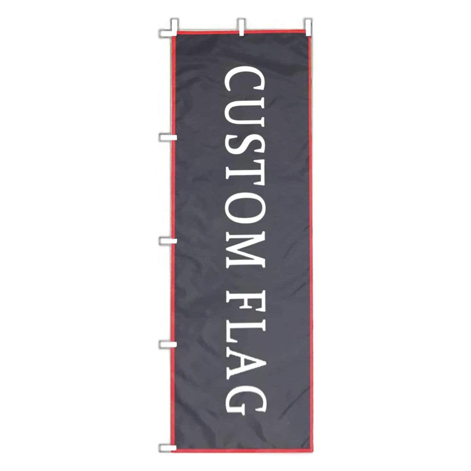 Custom Flag Nobori Flag 6x2Ft Vertical Banner for Car Shows Car Team ...