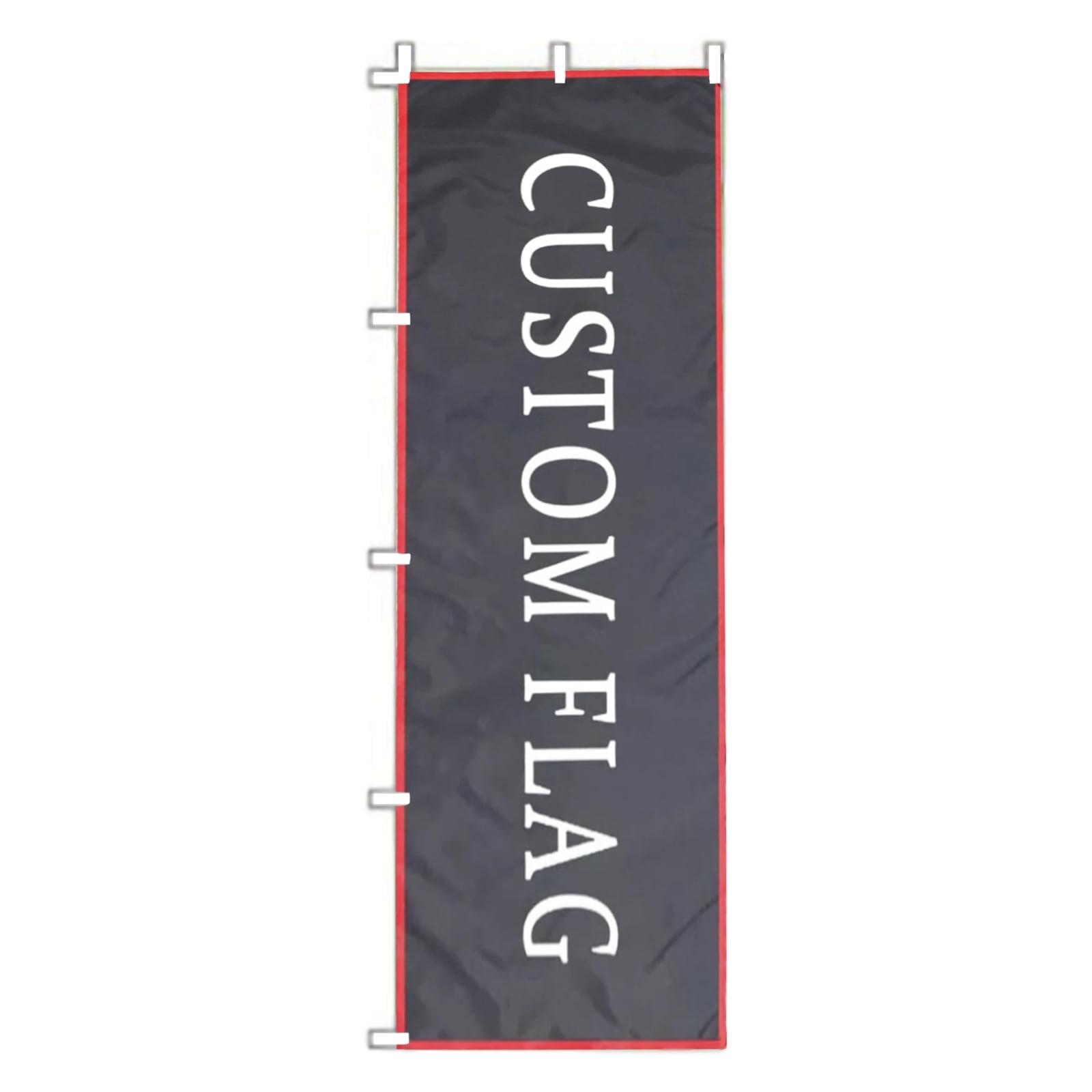 Custom Flag Nobori Flag 6x2Ft Vertical Banner for Car Shows Car Team ...