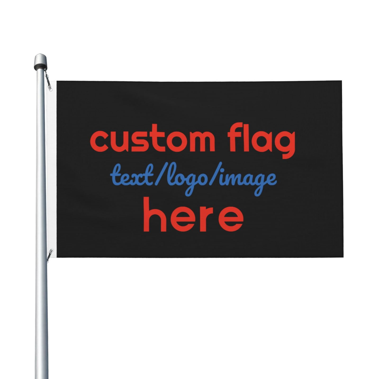 Custom Flags Design Your Own Text/Logo/Photo Two Sided Custom Flag Customizable Gifts ...