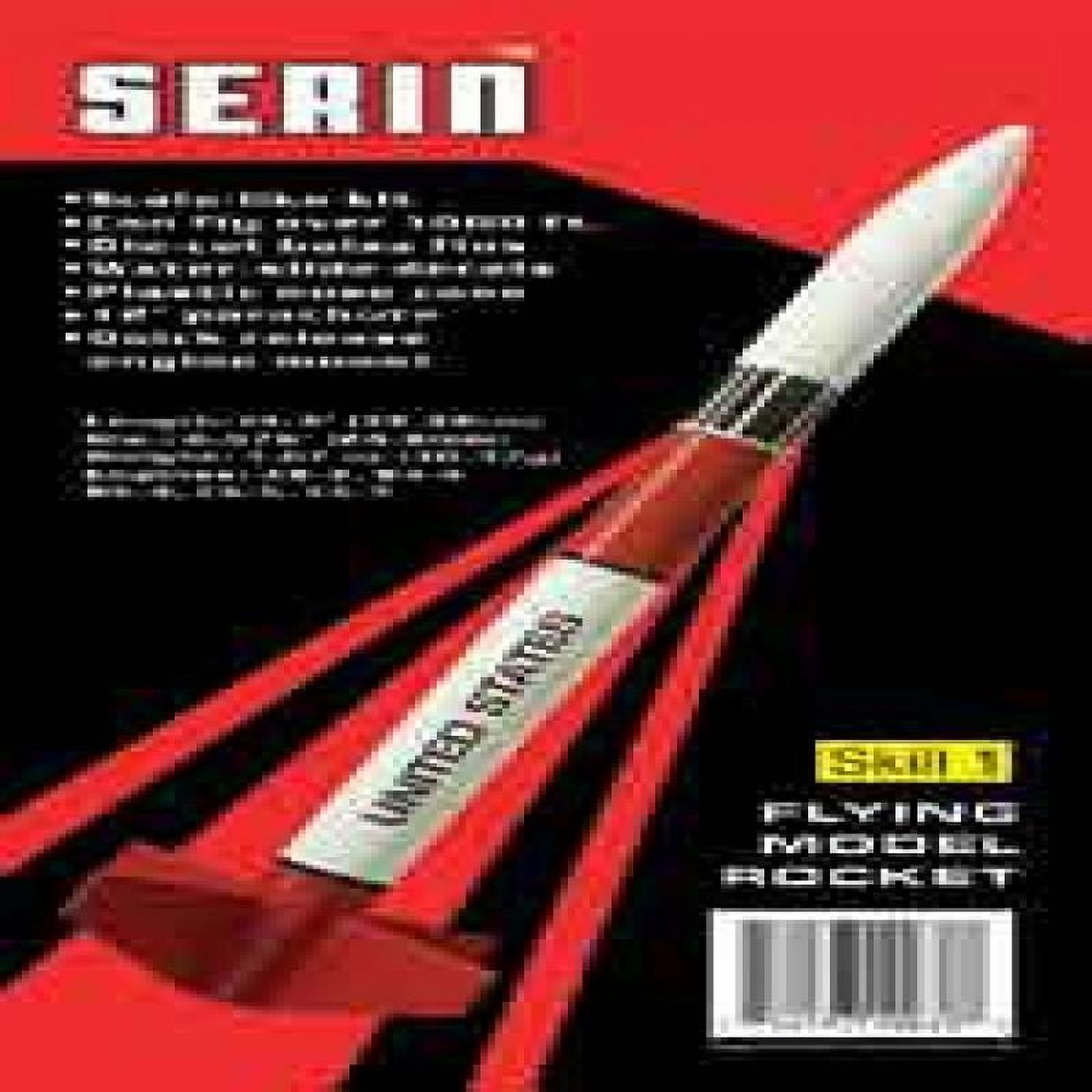 Custom Flying Model Rocket Kit Serin 10038 - Walmart.com