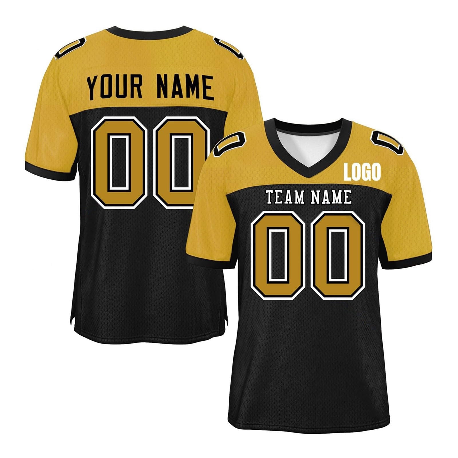 Custom Football Personalized Team Name Number Printed Sports Shirt for ...